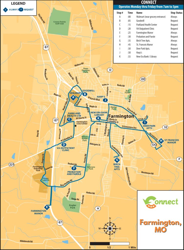 Service Area – CONNECT – Farmington – SMTS, Inc.